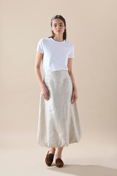 Pollera Globo Lino Lurex – Jo and Fire